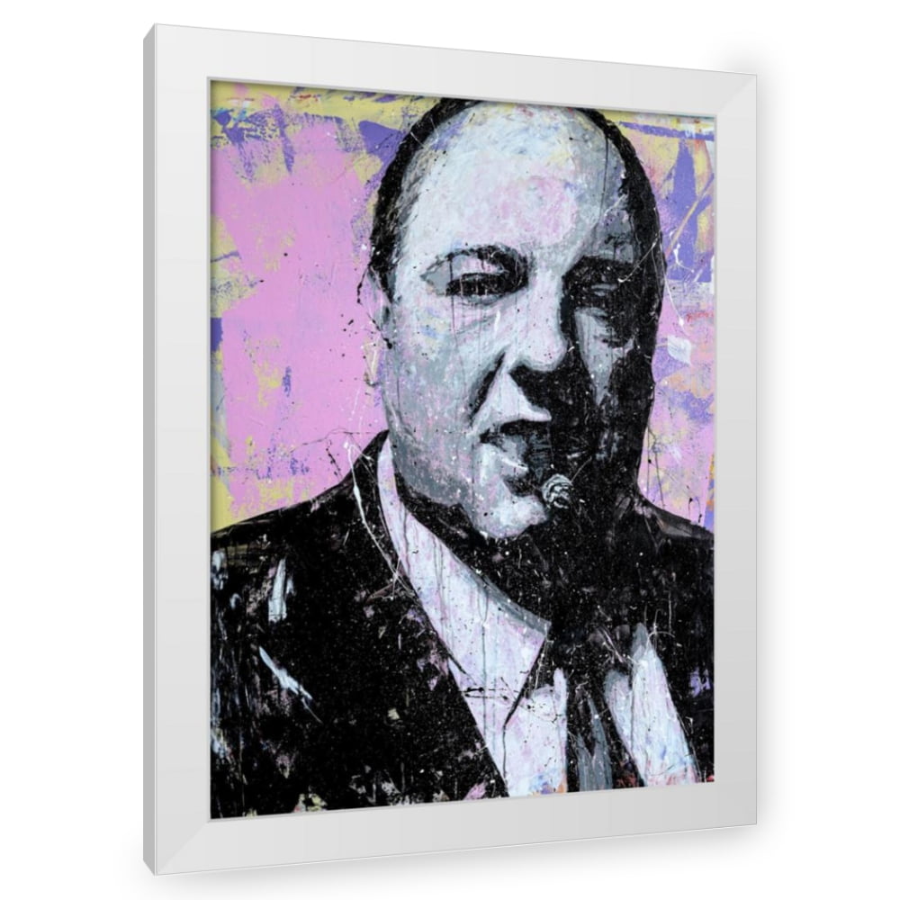 P Muir 11x14 White Modern Wood Framed Wall Art Titled - Tony Soprano ...