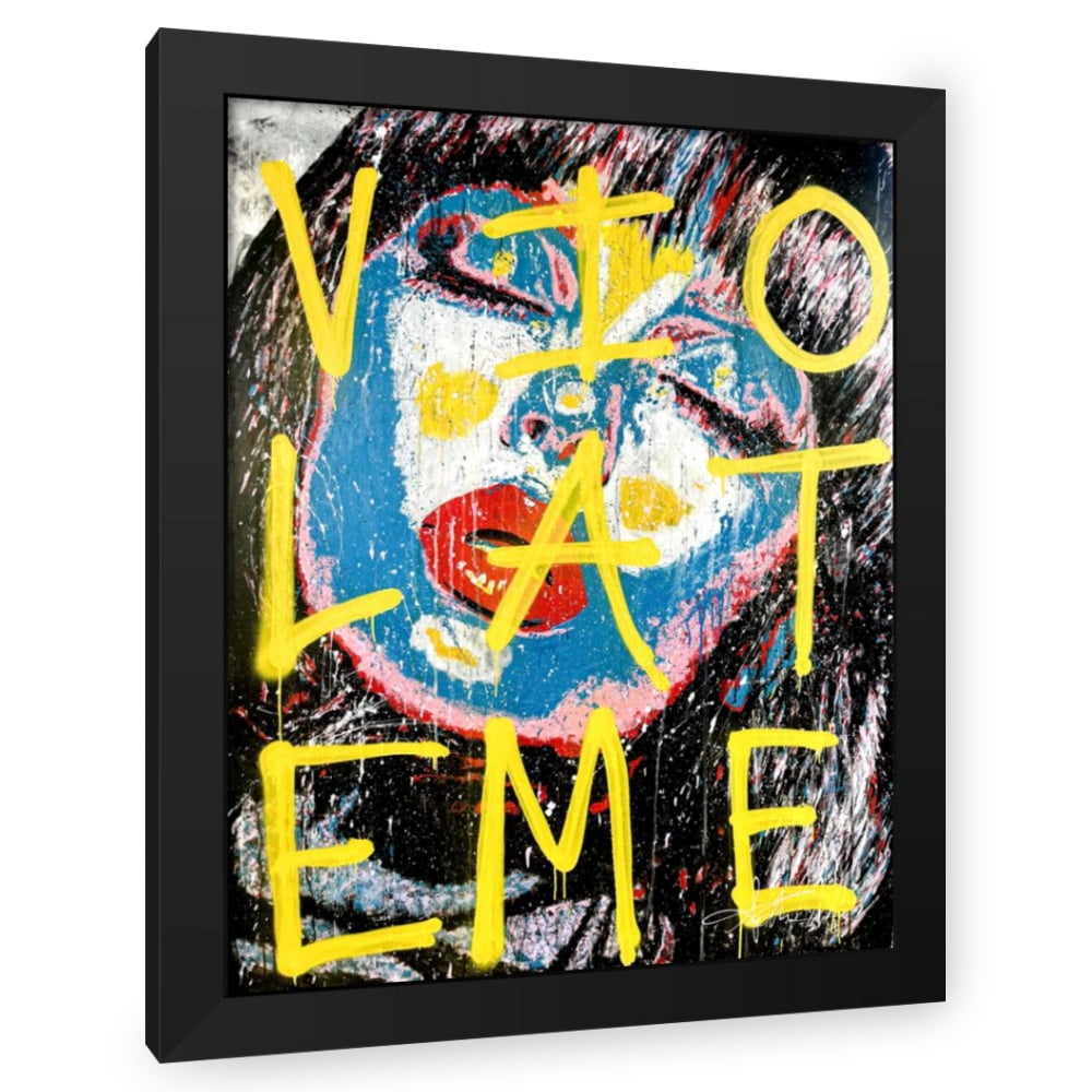 P Muir 12x14 Black Modern Wood Framed Wall Art Titled - Well What Was ...