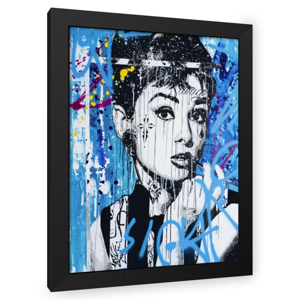 P Muir 14x18 Black Modern Wood Framed Wall Art Titled - Savage Audrey ...