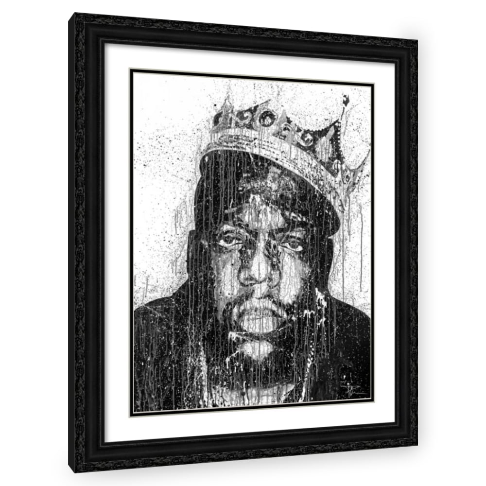 P Muir 14x18 Black Ornate Wood Framed With Double Matting Wall Art ...