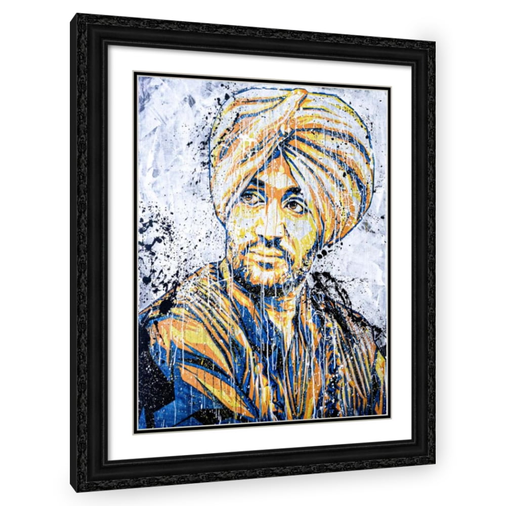 P Muir 14x18 Black Ornate Wood Framed With Double Matting Wall Art ...