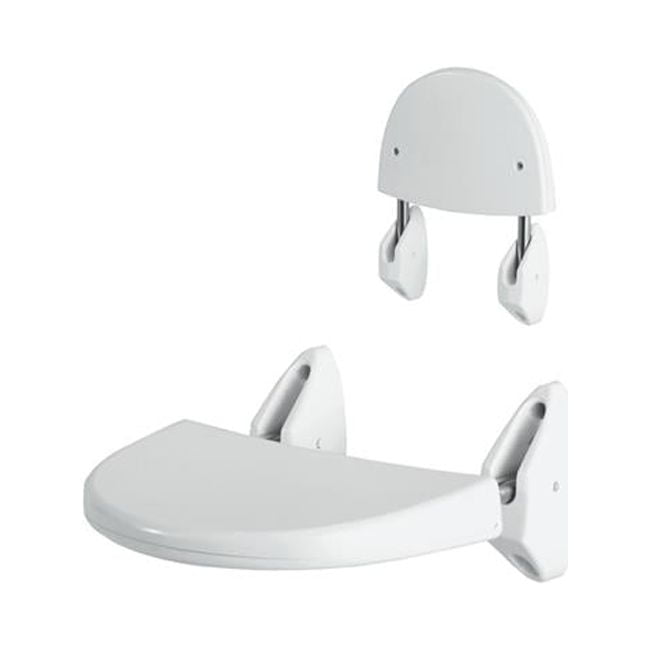 P. Nova Foldable Wall Mounted Shower Seat, Wall Mounted Seating Bench ...