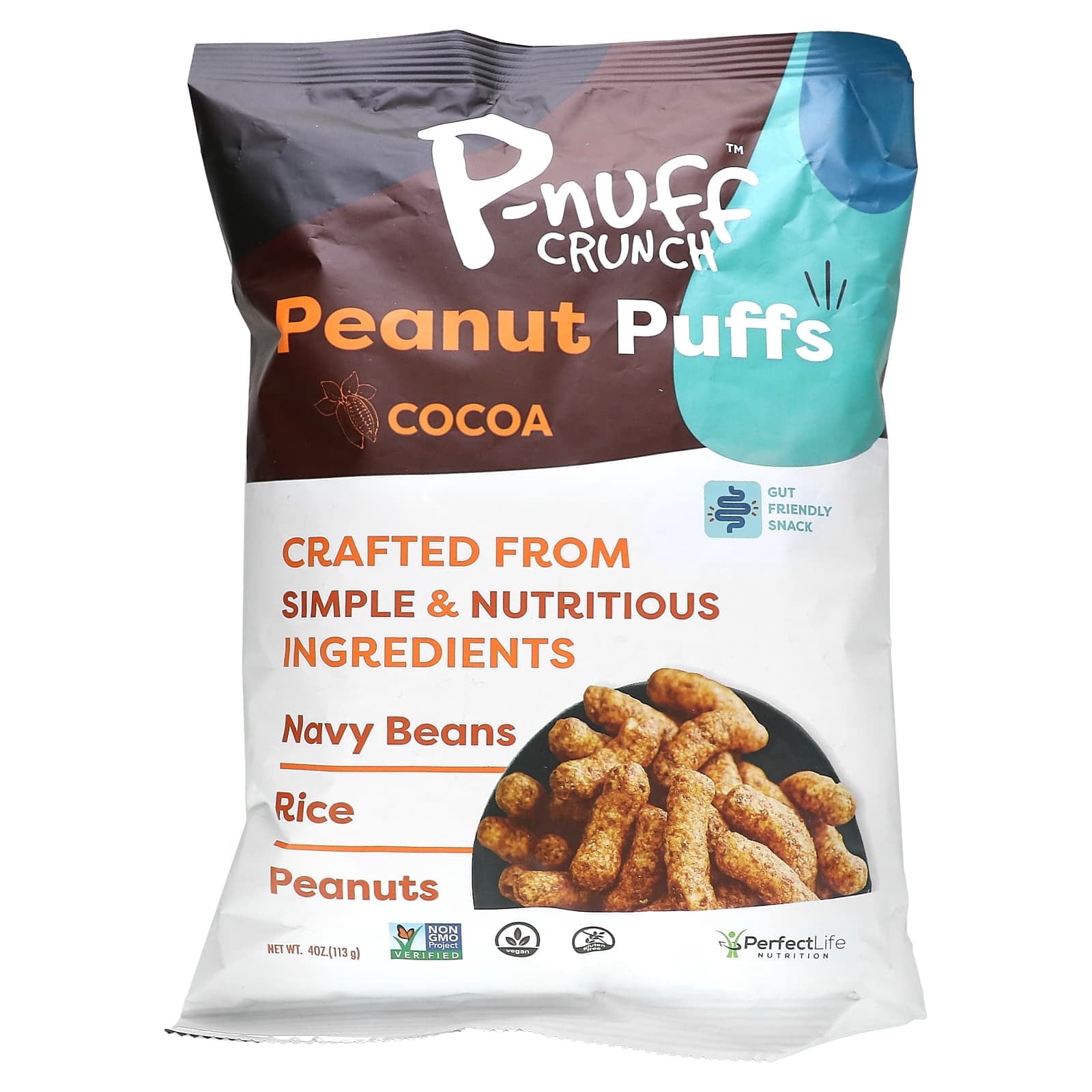 P-Nuff, Crunch, Peanut Puffs, Cocoa , 4 oz (113 g) - Walmart.com