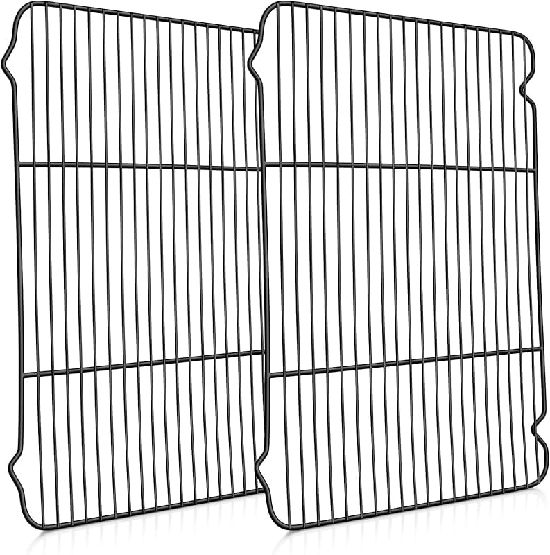 P&P CHEF Cooling Baking Rack Pack of 2, Stainless Steel Cooling Racks ...