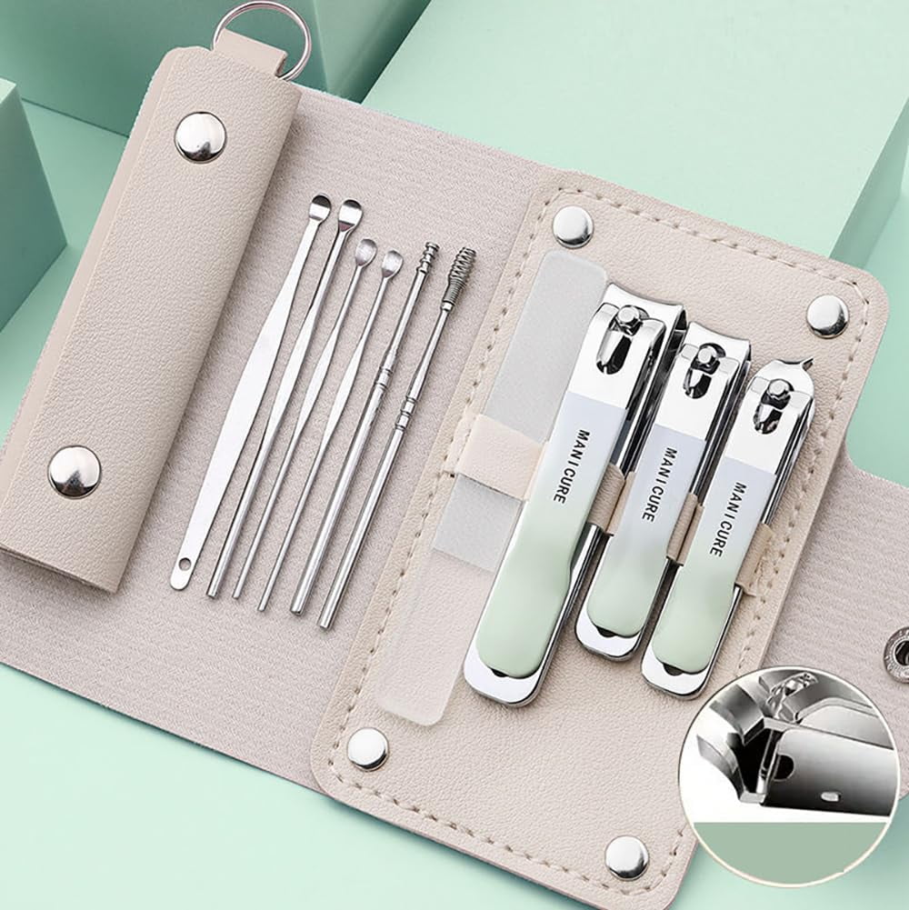 P Plus Fire Manicure And Pedicure Set With Travel Case Nail Scissors ...