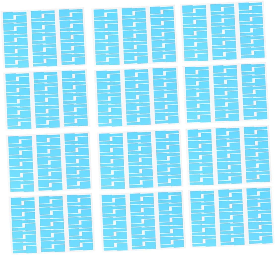 P Shape Network Cable Labels Stickers 15 Pack A4 Size Multi- Waterproof ...