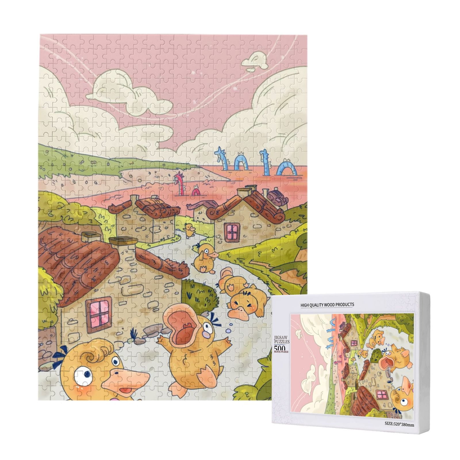 P-Syduck Anime Puzzles Boys Girls Teens 300/500/1000 Piece Wooden ...