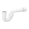 P-Trap, 1-1/2 Inch P Trap Sink Drain Pipe Kit with Threaded Adapter and ...
