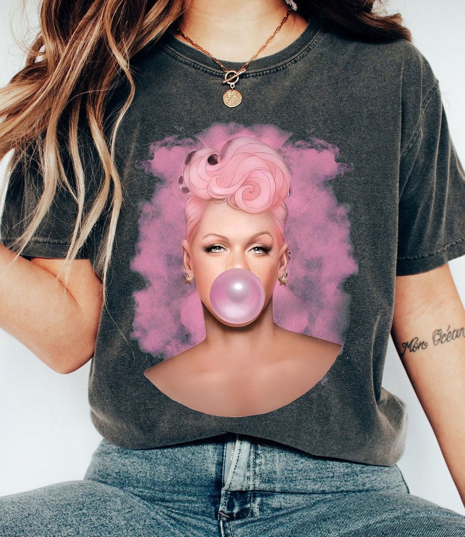 P!nk Pink Singer Summer Carnival 2024 Tour Shirt,Pink Fan Lovers Shirt ...