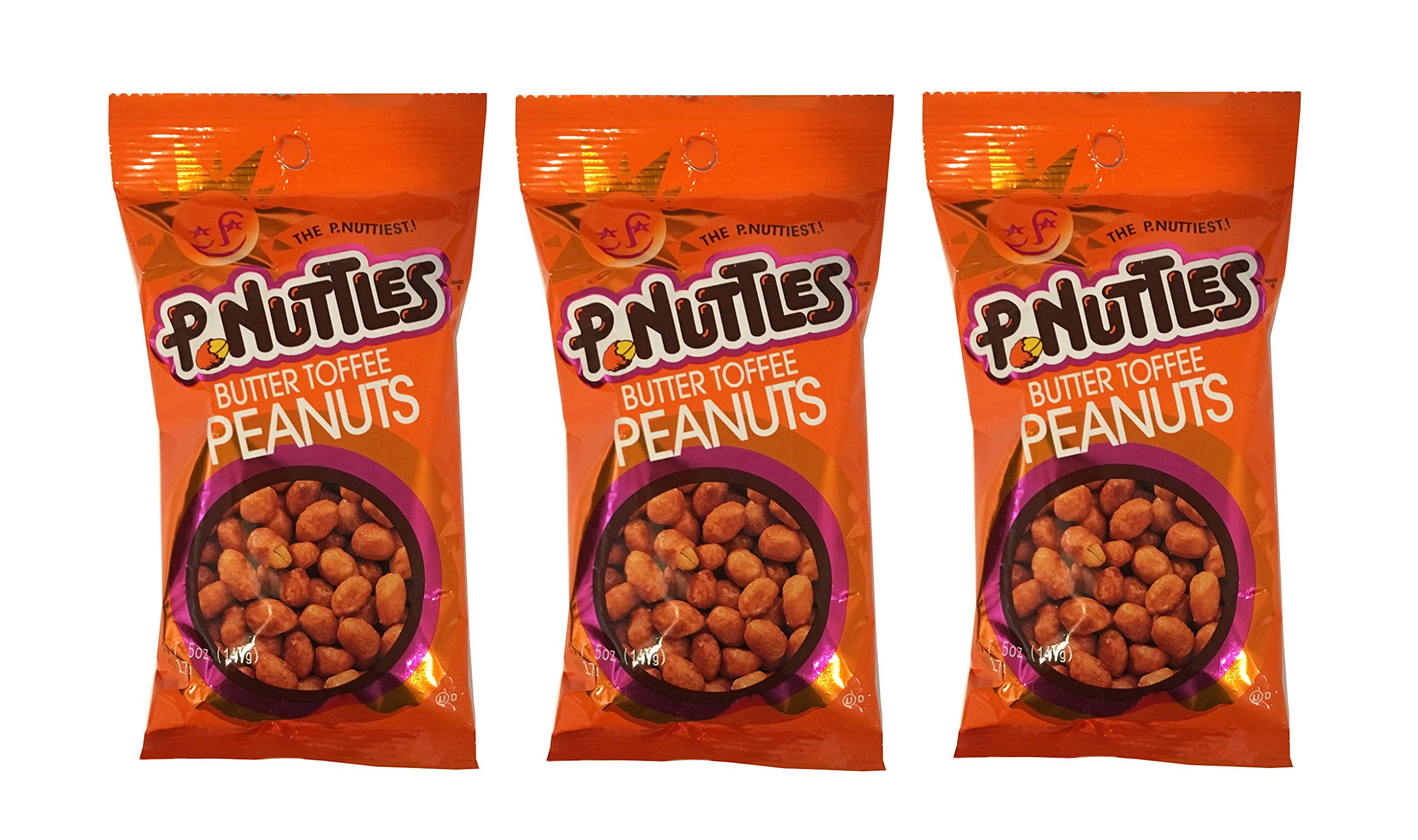 P.nuttles Butter Toffee Peanuts CI30 5 oz - Pack of 3 (Peanuts ...