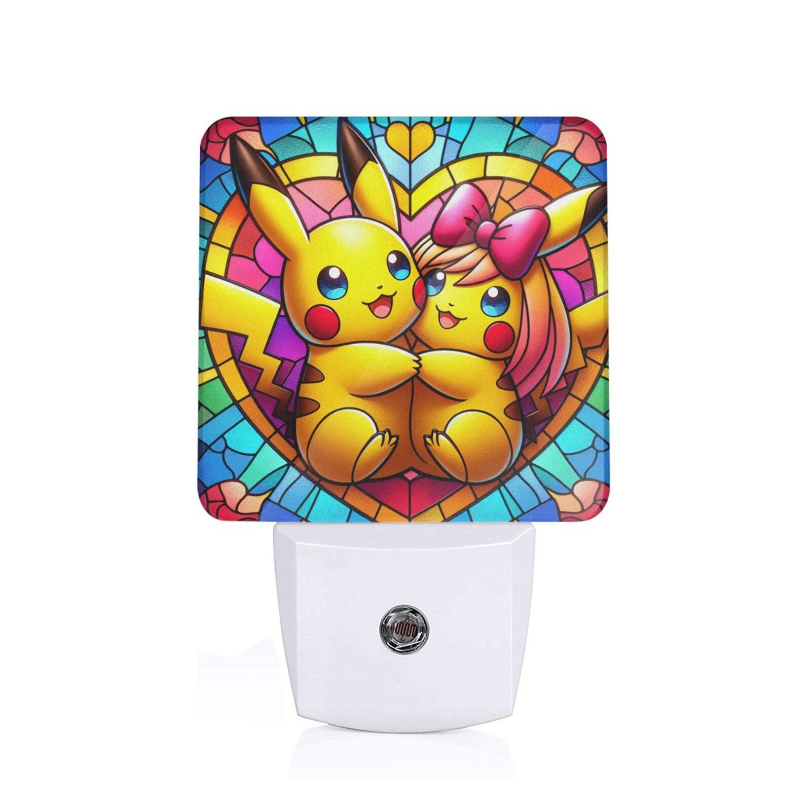 P-okémon P-ikachu Raichu Pichu Plug-in LED Night Light Lamp with Dusk ...