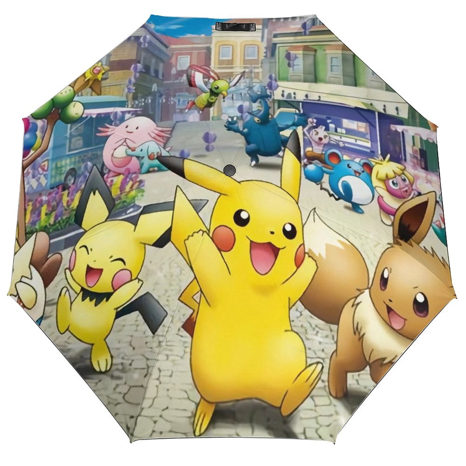 P-okémon-Pika-chu Umbrella,Kids Umbrella Automatic Open Umbrella ...