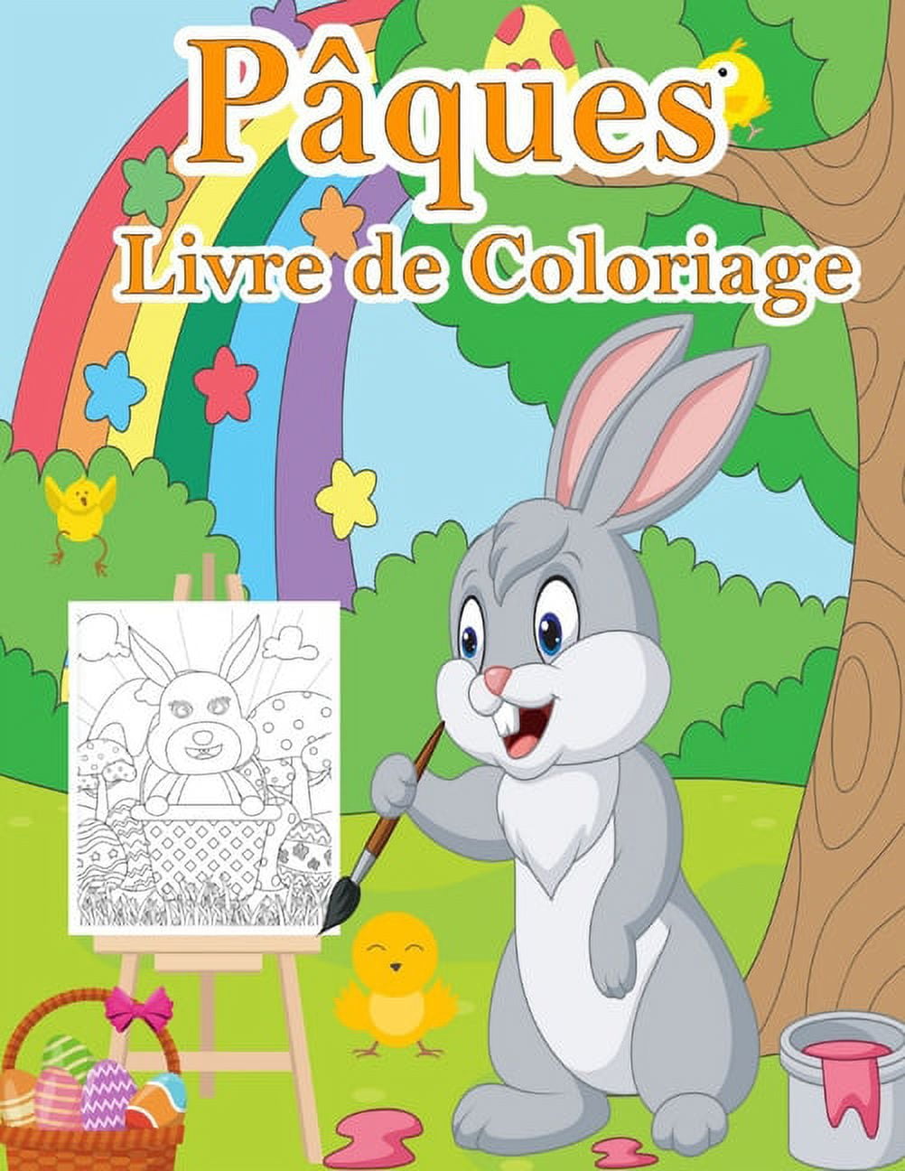 Pâques Livre de Coloriage: Merveilleuses Page à Colorier De Pâques Pour Enfants De 4 à 8 Ans ...
