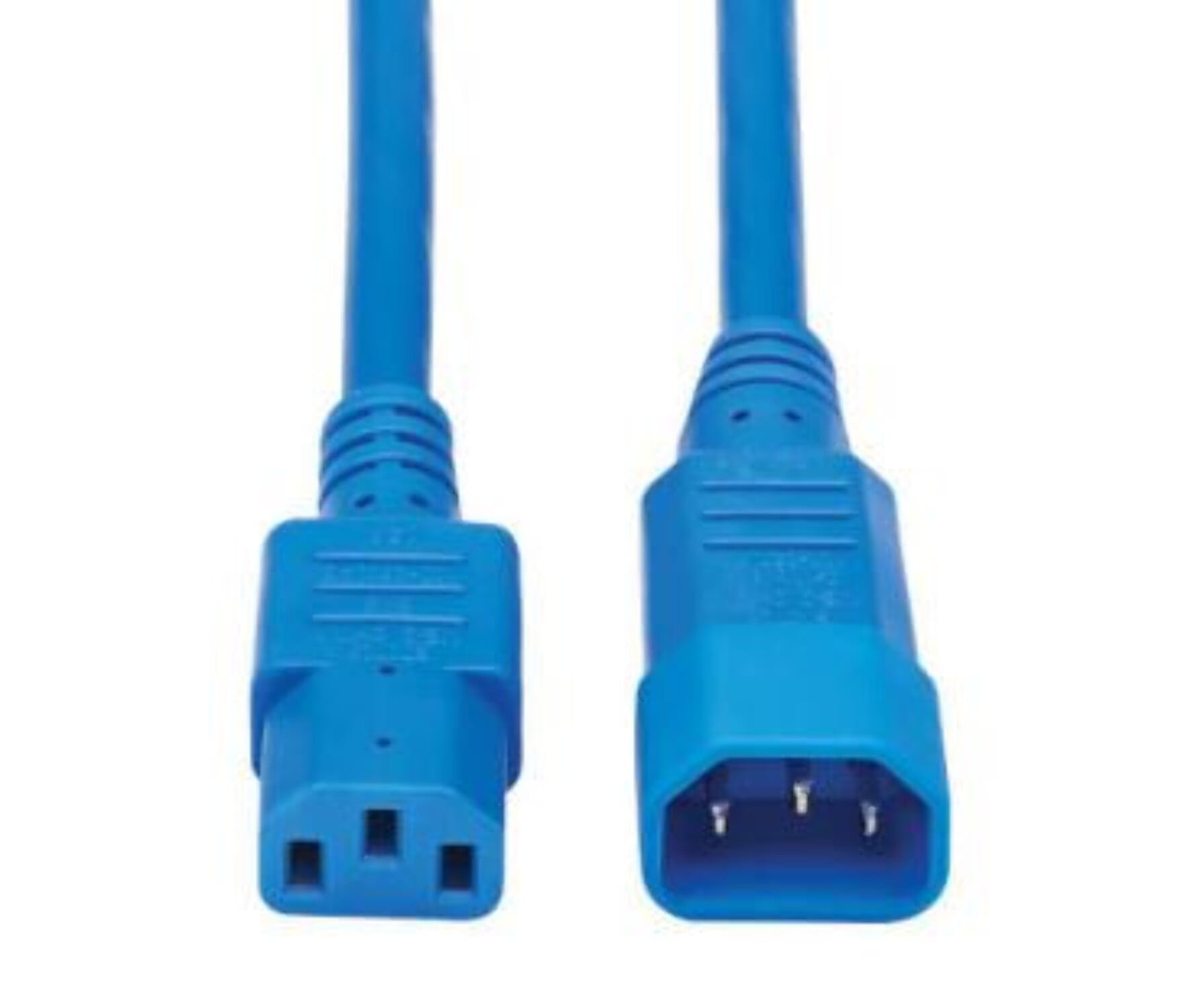 P004-006-ABL Cable 6.00' (1.83m) Power Cord Blue IEC 320-C14 To IEC 320 ...