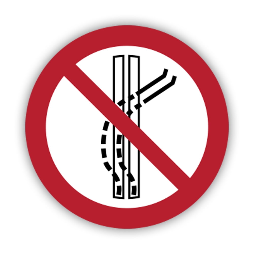 P037 - Do Not Leave The Tow-Track Sticker Decal - Self Adhesive Vinyl ...