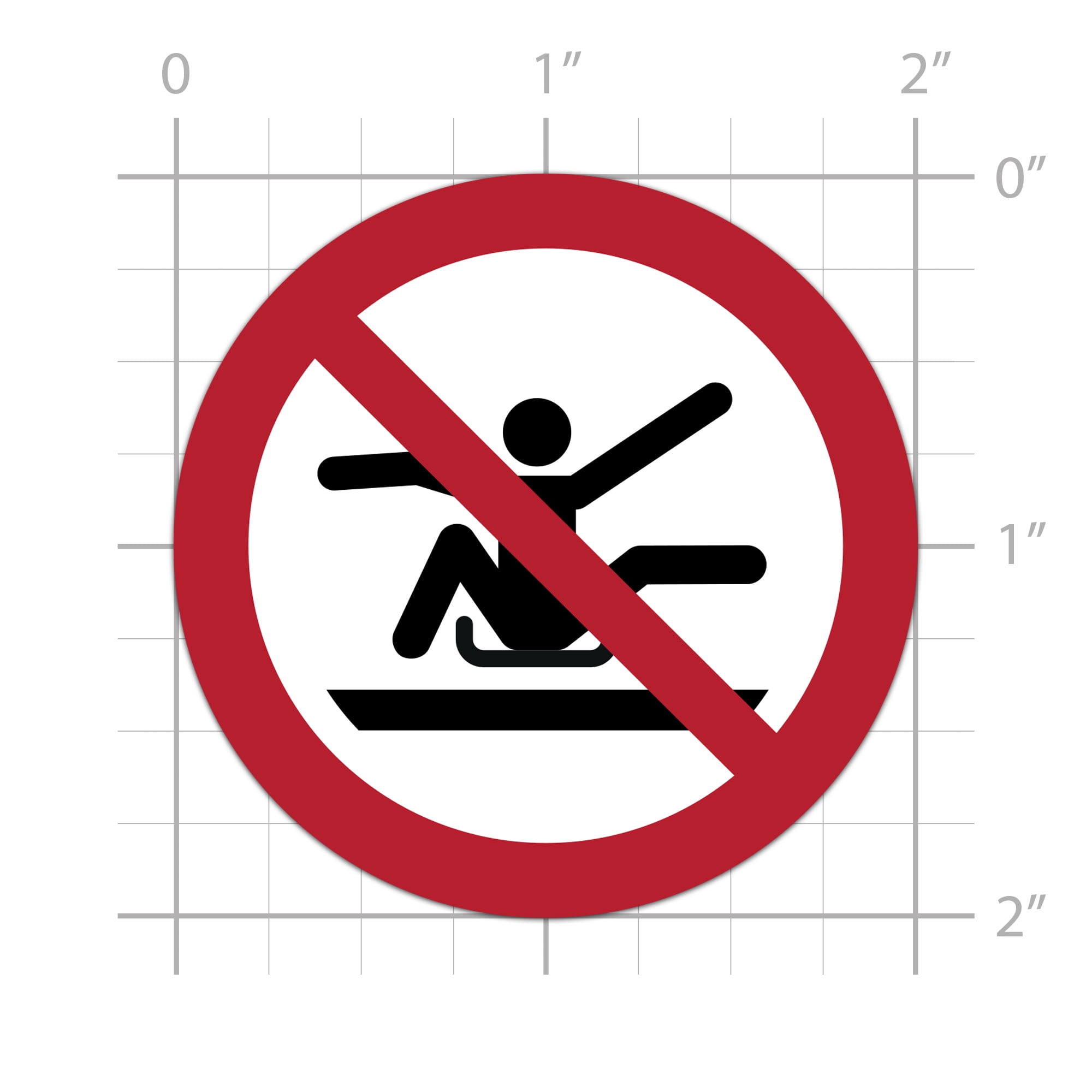 P046 Do Not Stretch Out Of Toboggan Sticker for water bottle phone ...