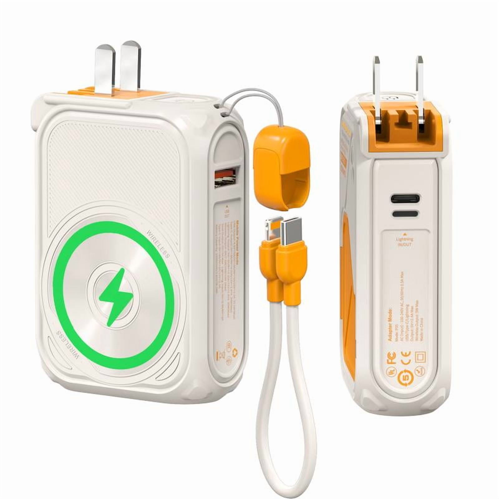 P05 Portable Charger, Magnetic Power Bank, Small Wireless PowerBank ...