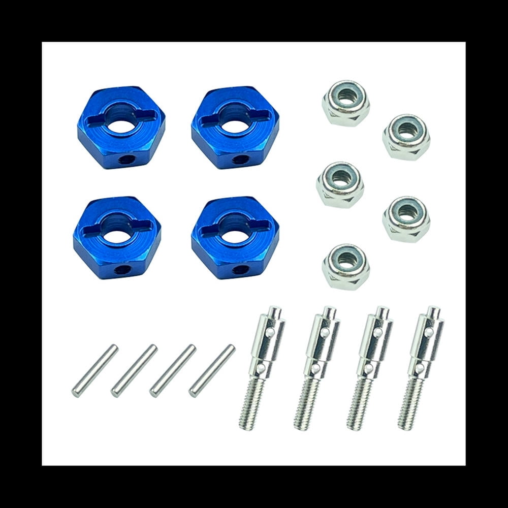 -P06 5Mm To 12Mm Metal Combiner Wheel Hub Hex Adapter for LDRC -P06 P06 Unimog 1/12 RC Truck Car ...