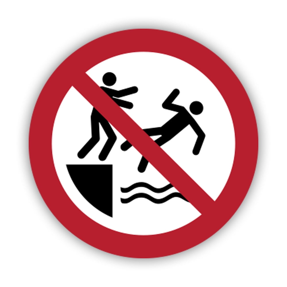 P063 - No Body Boarding Sticker Decal - Self Adhesive Vinyl ...