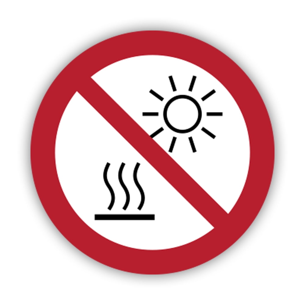 P069 - Not To Be Serviced By Users Sticker Decal - Self Adhesive Vinyl ...
