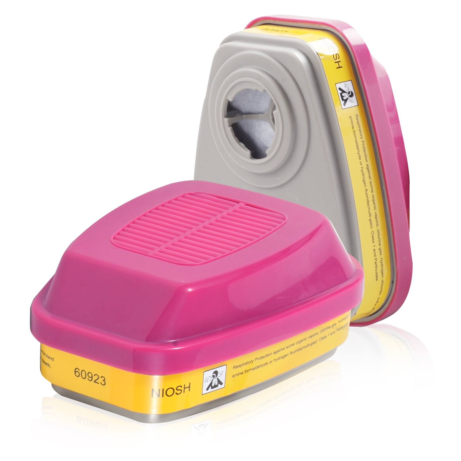 P100 Respirator Cartridge, 60923 Filter for 6000, 7000, FF-400 Series ...