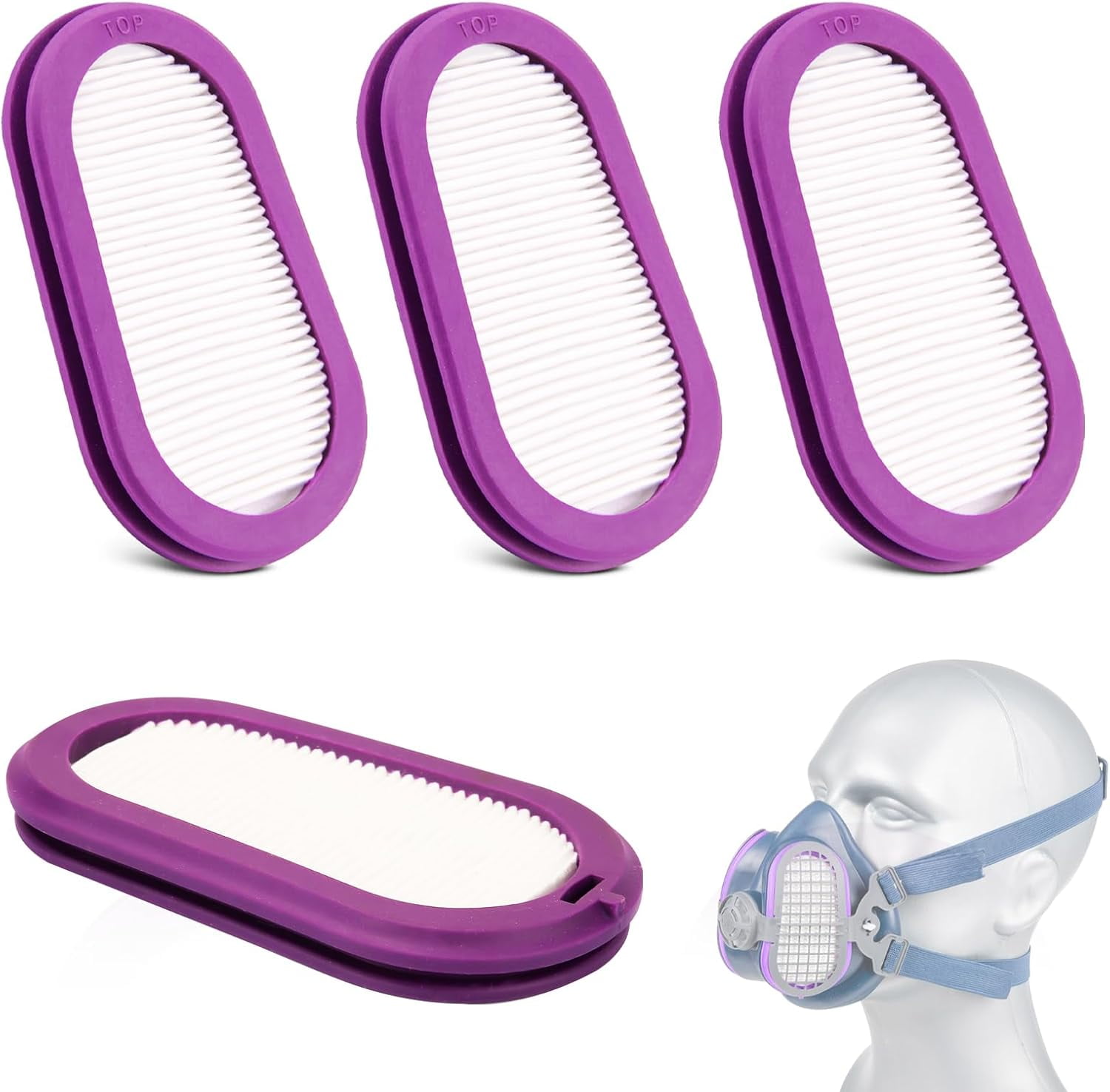 P100 Welding Respirator Filter for GVS Elipse Miller Half Mask ...