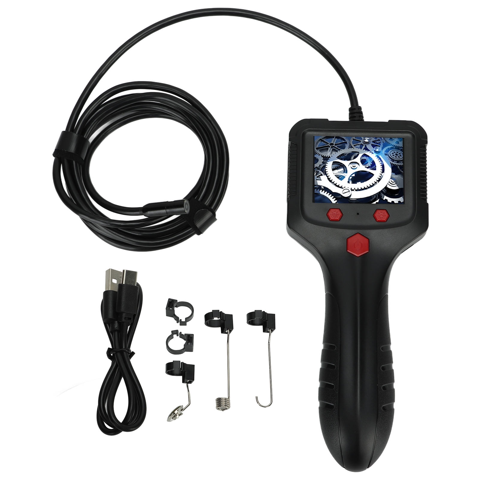 P100 borescope endoscope 1080p handheld endoscope camera 2.4in video ...
