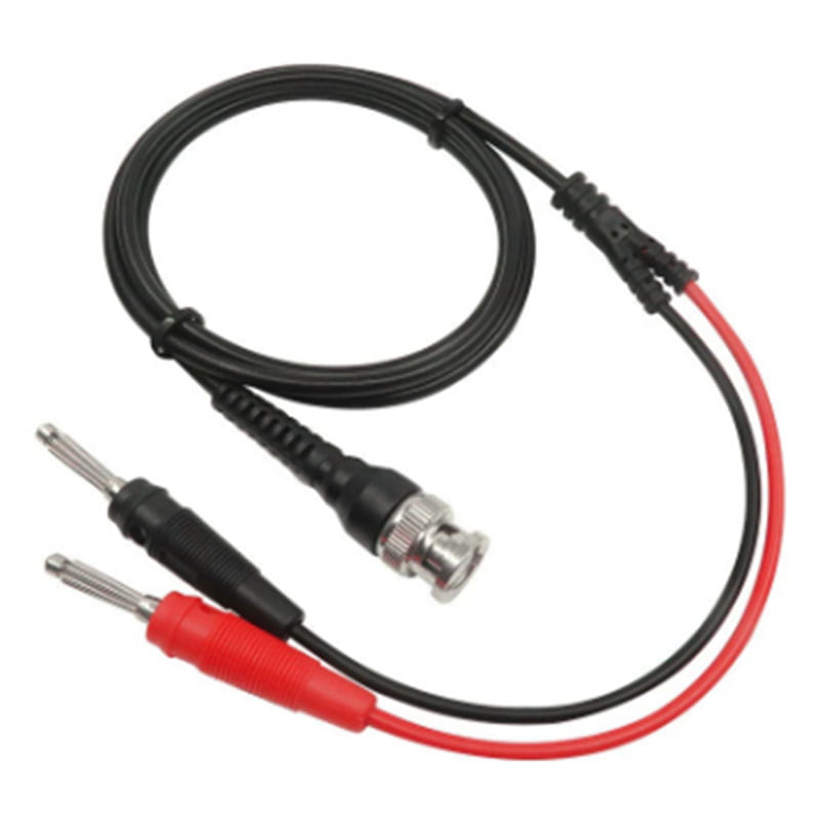P1009 BNC To Dual 4MM Stackable Banana Plug Test Lead Probe BNC Cable ...