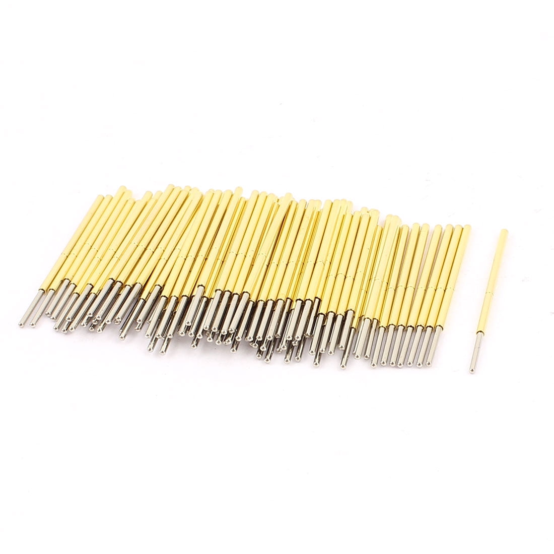 P100J 33mm Length Spherical Tip Spring Loaded Contact Test Probe Pin ...