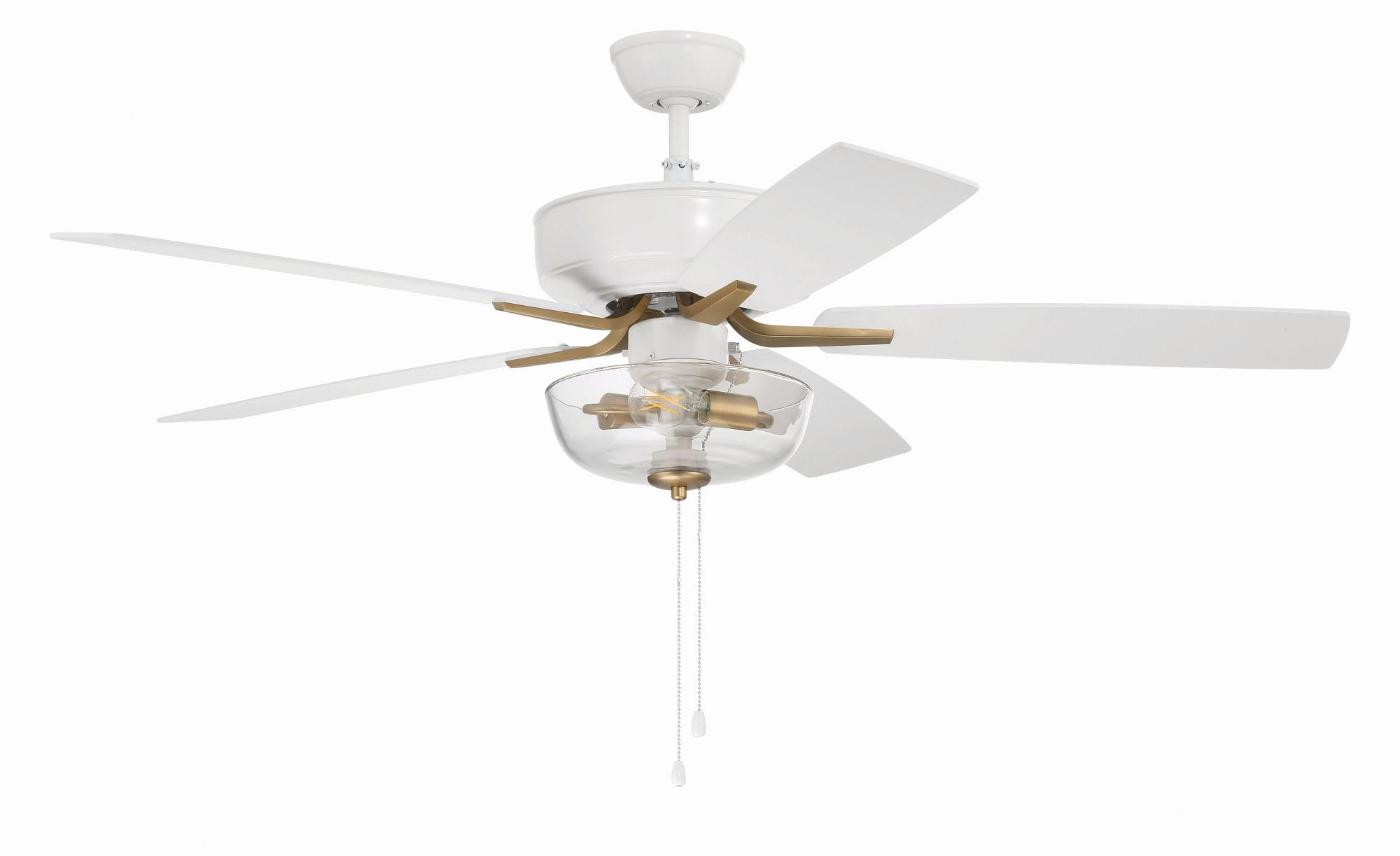 P101WSB5-52WWOK-Craftmade Lighting-Pro Plus - 5 Blade Ceiling Fan with ...
