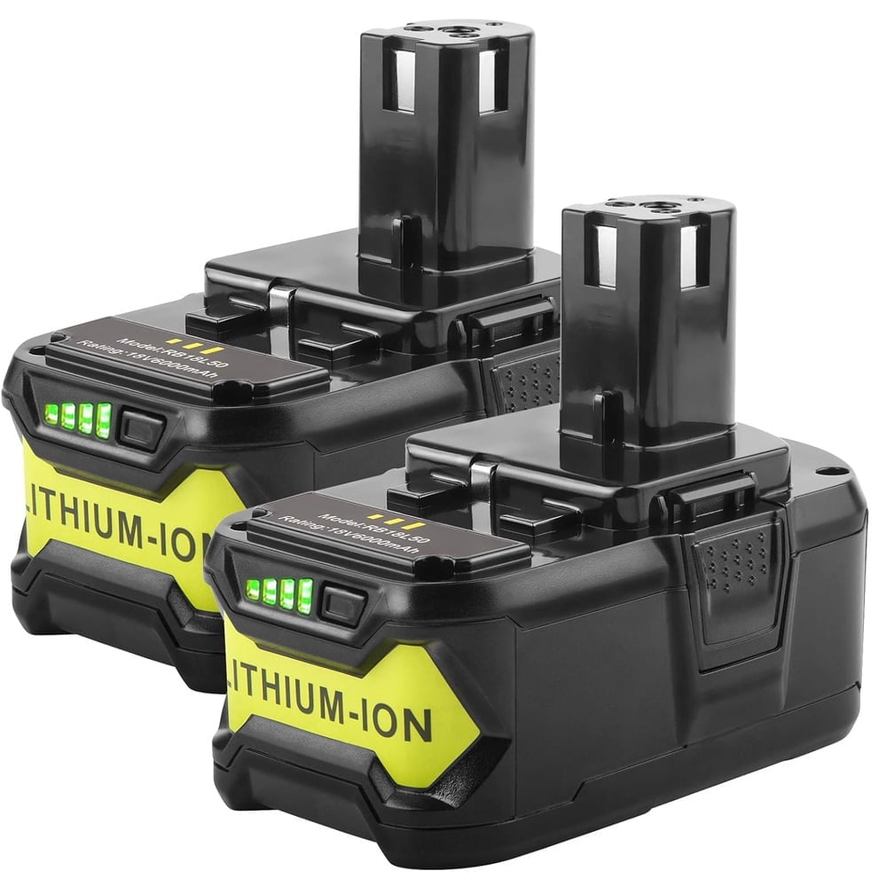 P108 6.0Ah Replacement for Ryobi 18v Battery compatible with Ryobi 18v ...