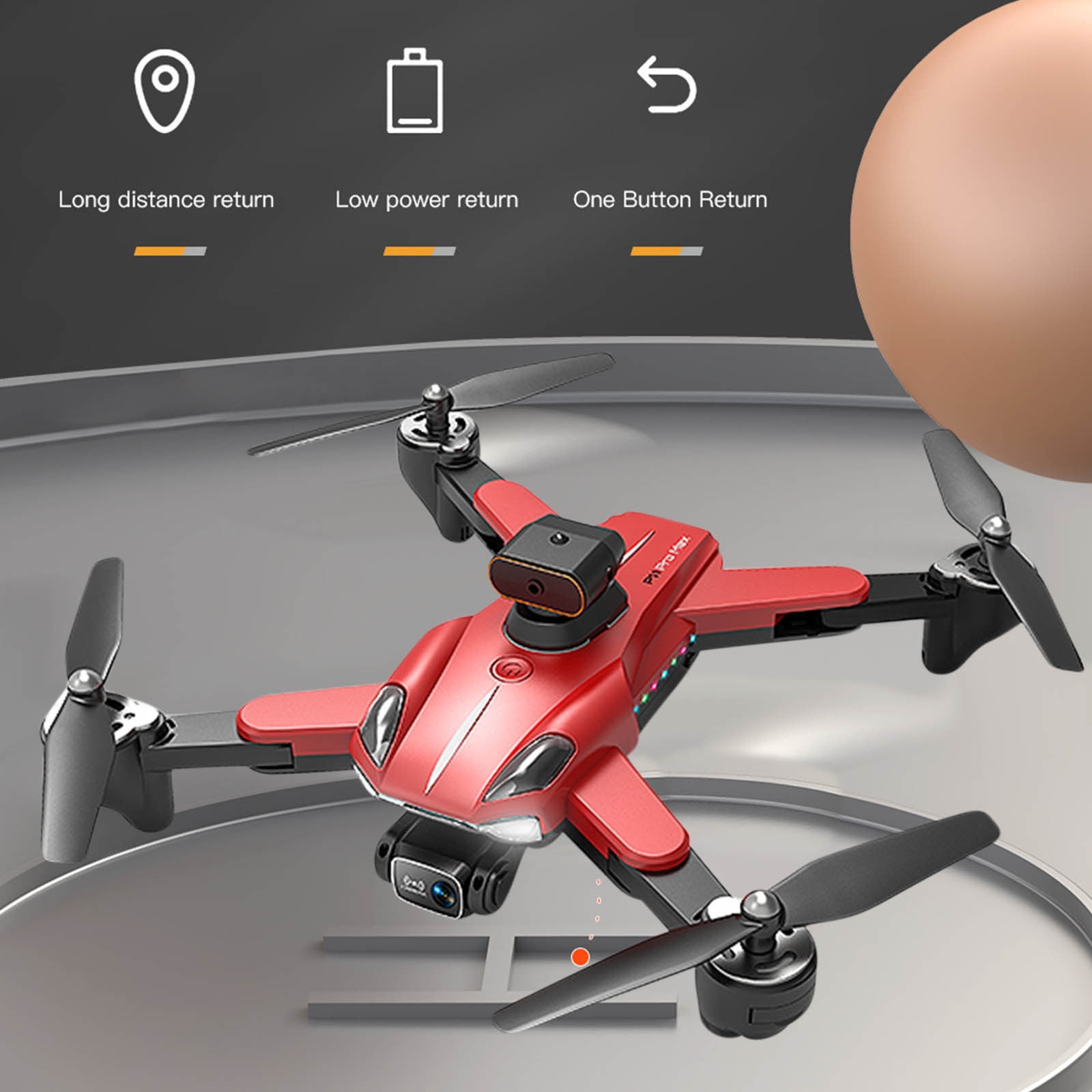 P11 8K Camera RC Drone Dual Camera 360º Obstacle Sensing RC Quadcopter ...