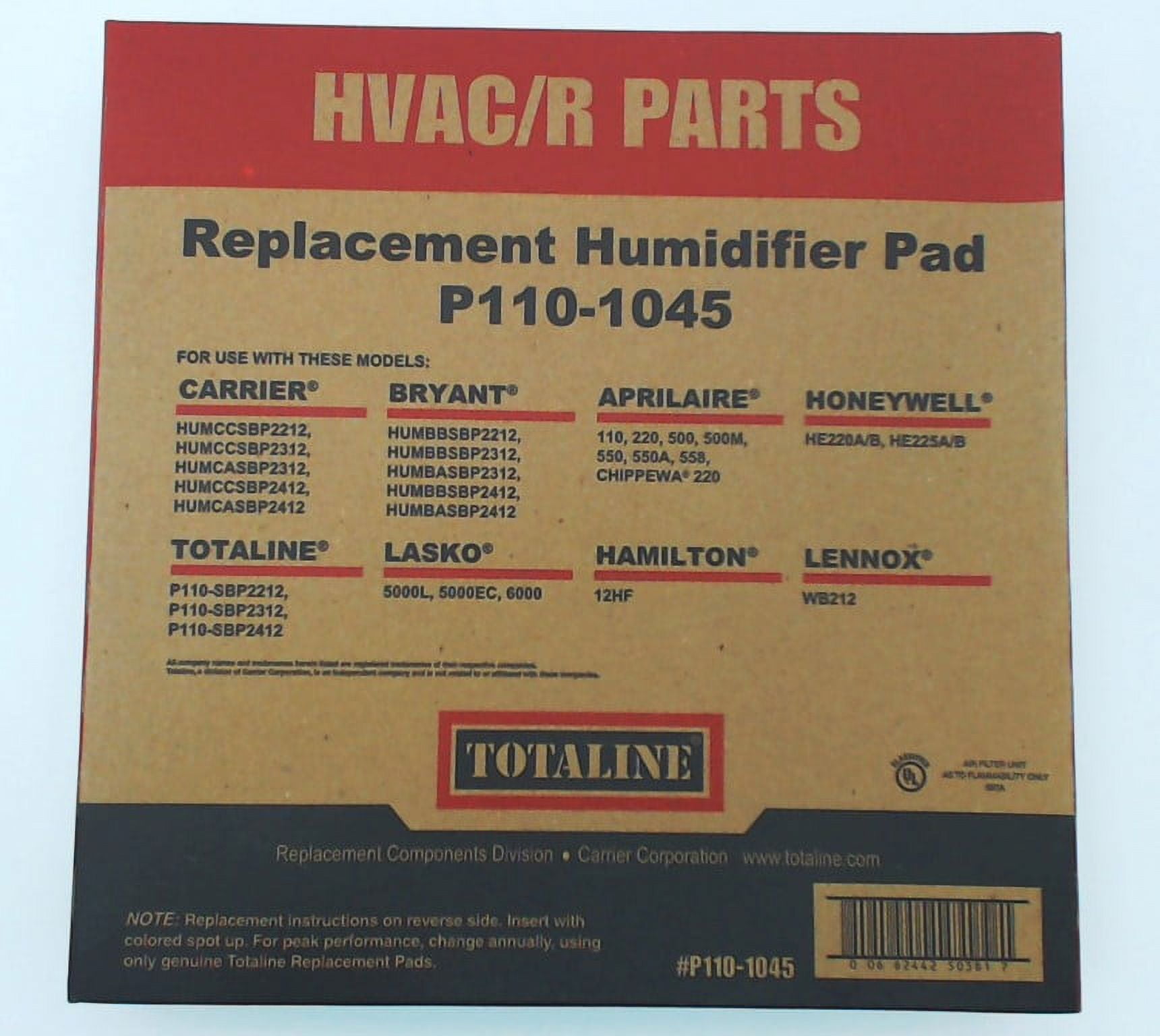 P110-1045 Carrier Humidifier Pad 9 1/2" X 10" OEM P110-1045 - Walmart.com