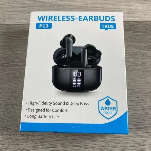P13 True Wireless Ear Buds with Deep Bass & Enhanced Audio Clarity ...