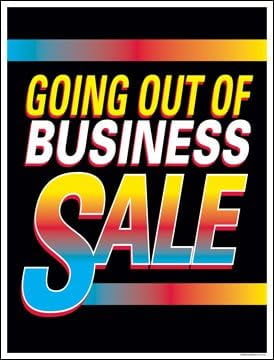 P15GOB Going Out of Business Sale Window Sale Sign Posters Retail ...