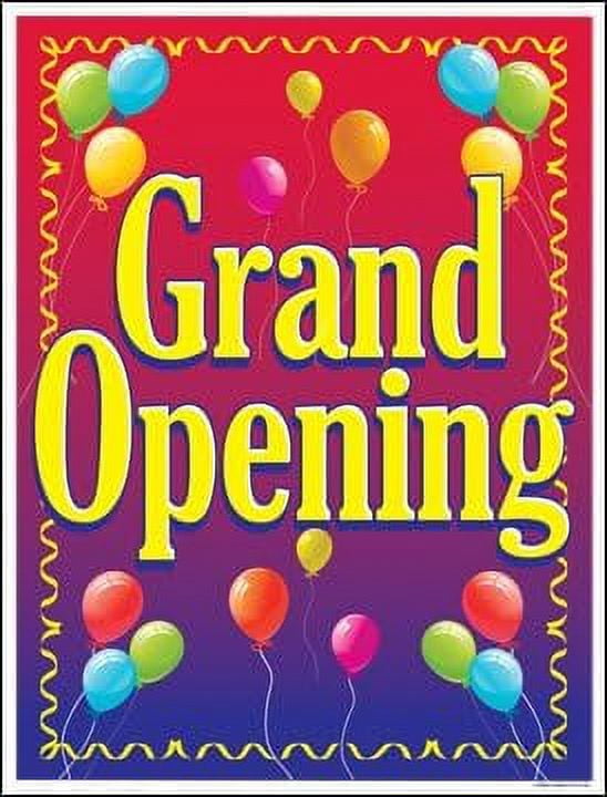 P15GRA Grand Opening Window Sale Sign Posters Retail Business Store ...