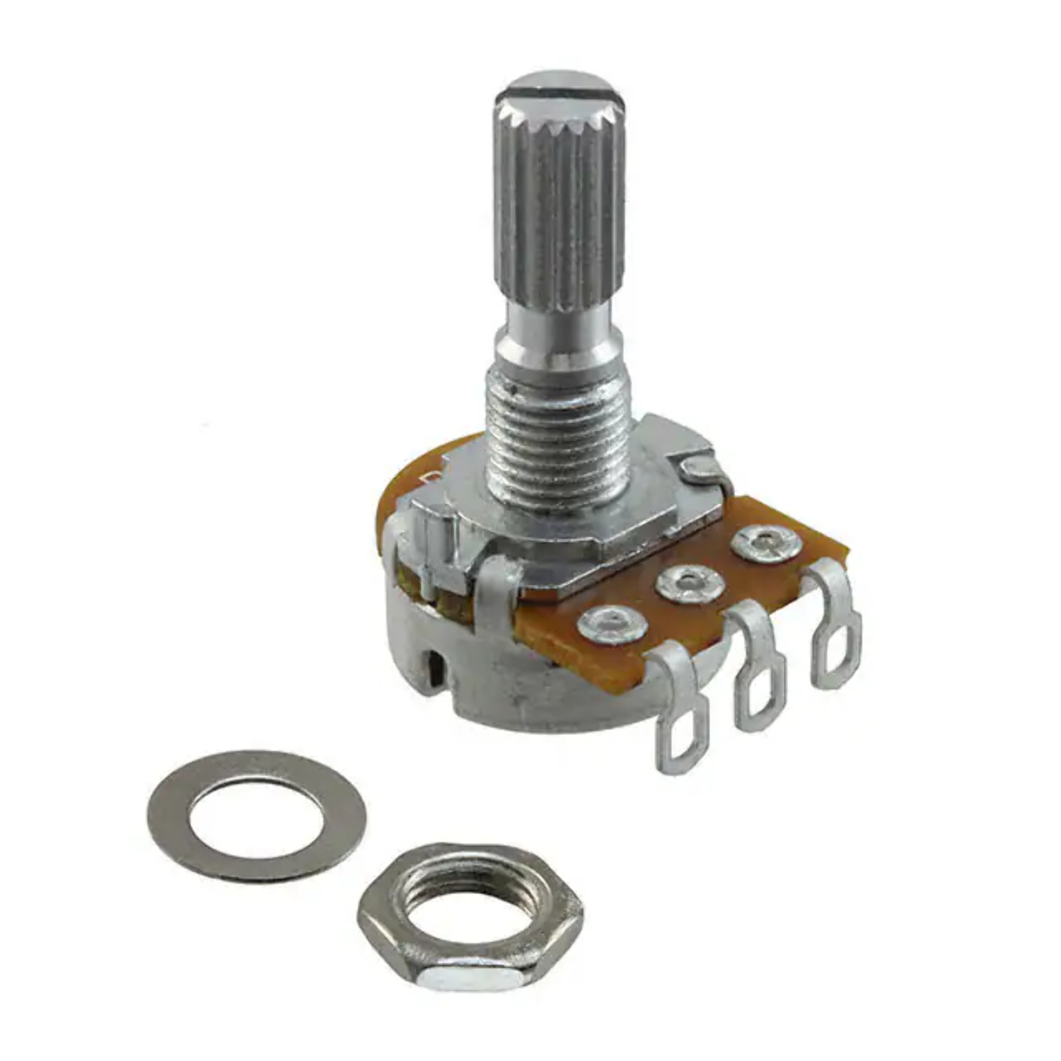 P160KNP-0QD20B10K Potentiometer 10k Ohm 1 Gang Linear Panel Mount None ...