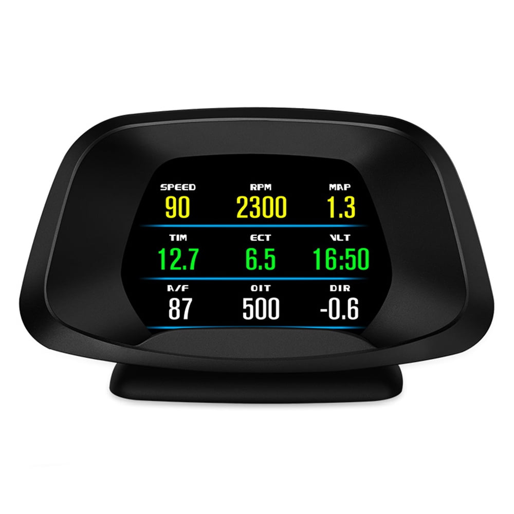 P19 Car OBD2 HUD Head Up Display GPS Scanner On Board Computer Digital ...