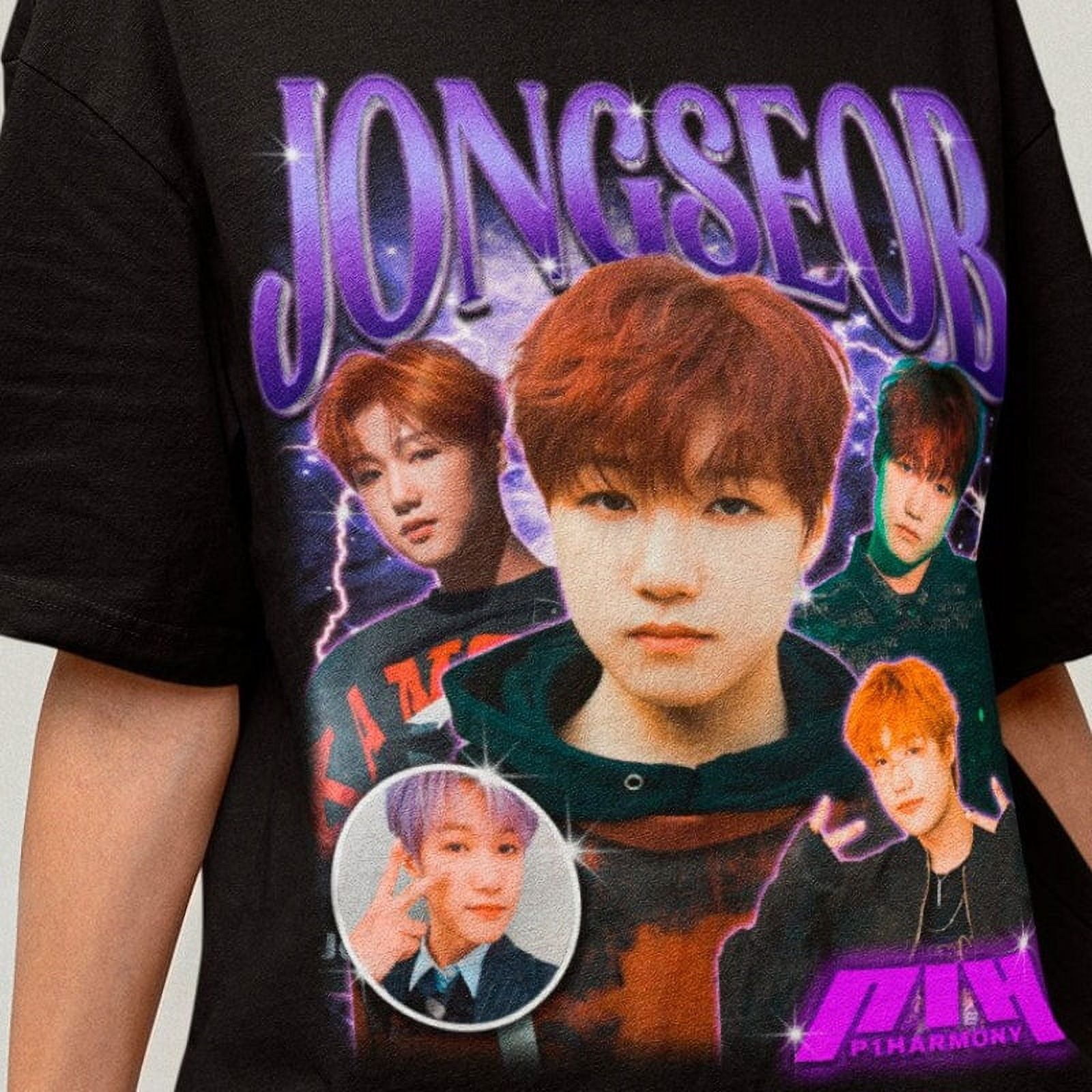 P1Harmony Jongseob Retro Bootleg Tee - Kpop T-shirt - Kpop Merch - Kpop ...