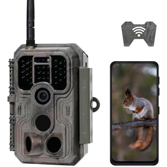 P200 Trail Camera WiFi Bluetooth (Non-Cellular), Game Camera with 48MP ...