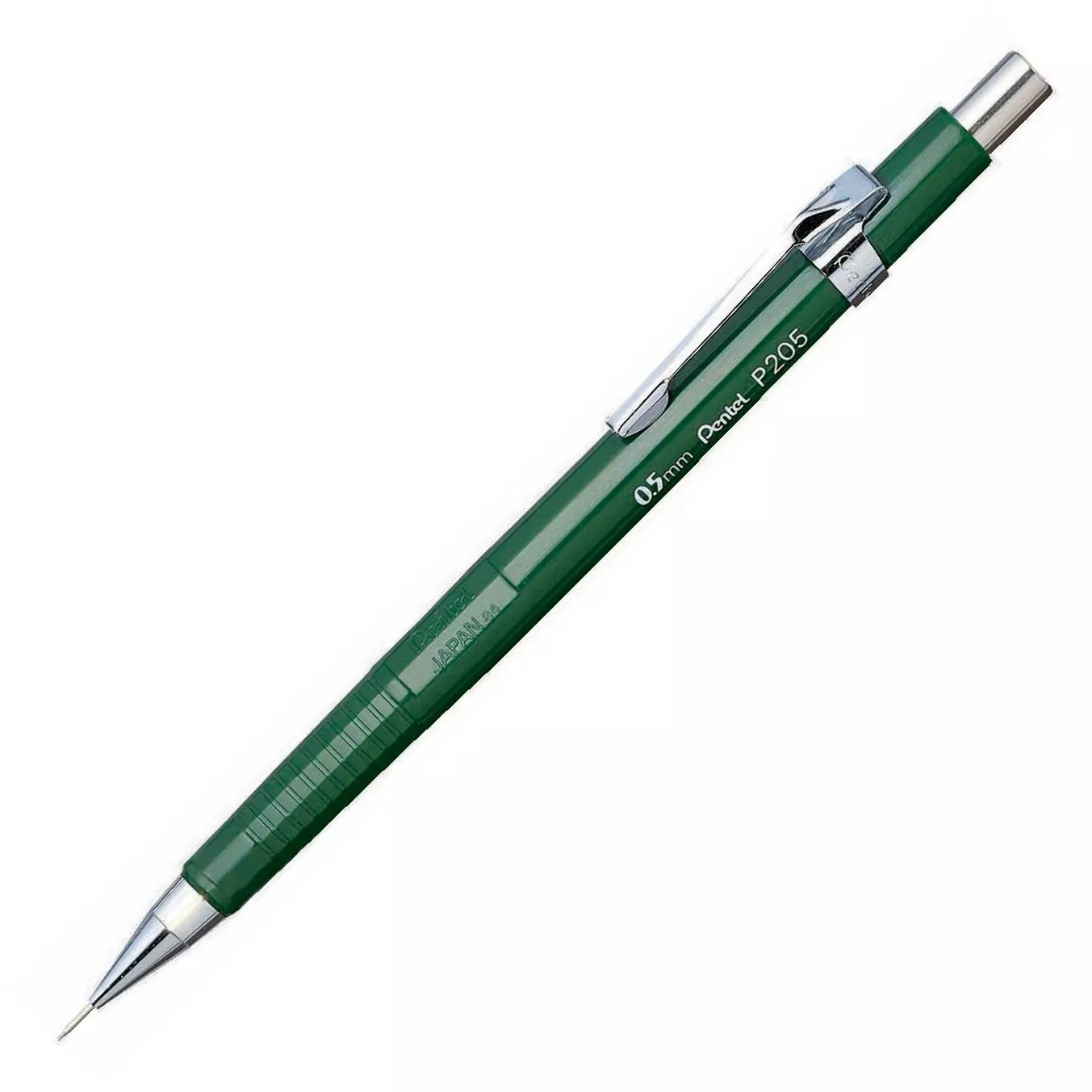 P205D Pentel Sharp Mechanical Drafting Pencil 0.5mm Green Barrel Pack of 2 - Walmart.com