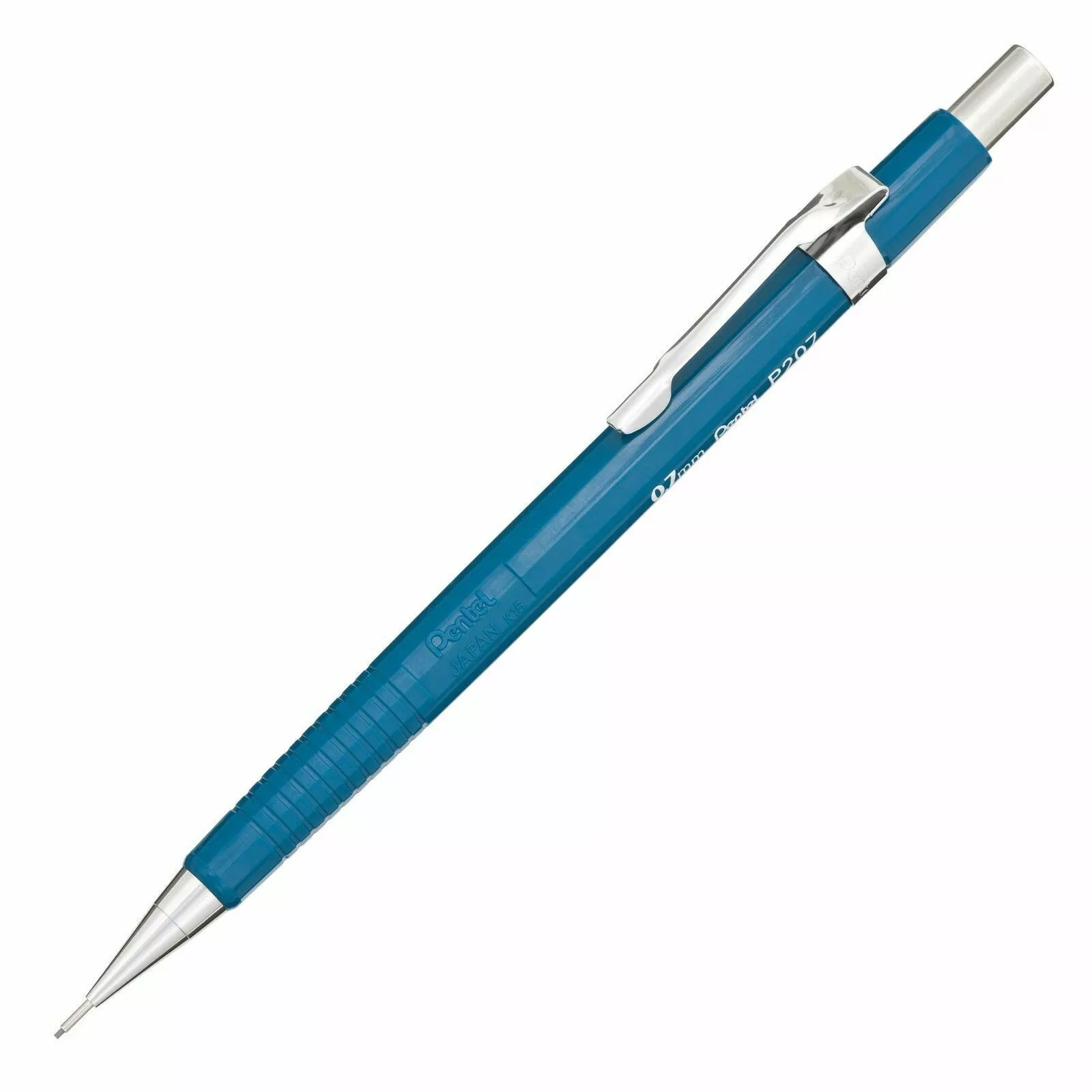 P207C Pentel Sharp Mechanical Drafting Pencil 0.7mm Blue Barrel Pack of 1 - Walmart.com