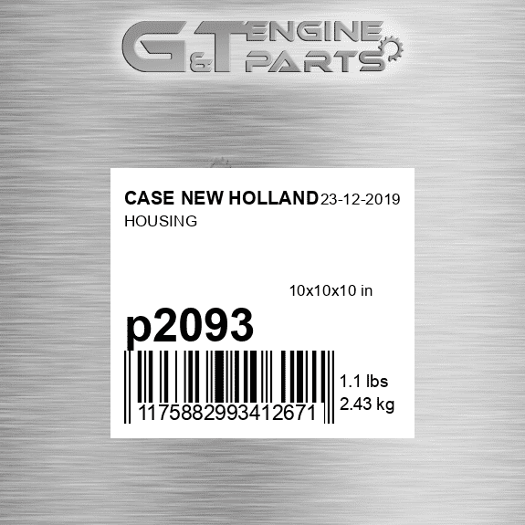 P2093 HOUSING fits CASE NEW HOLLAND (New OEM) - Walmart.com