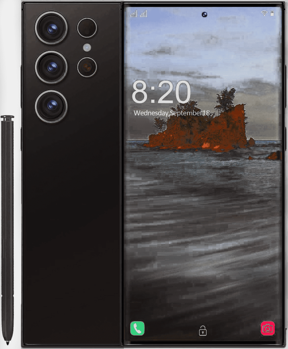 P24 Ultra Unlocked Cell Phone,Long Battery Life 6.8" HD Screen Unlocked ...