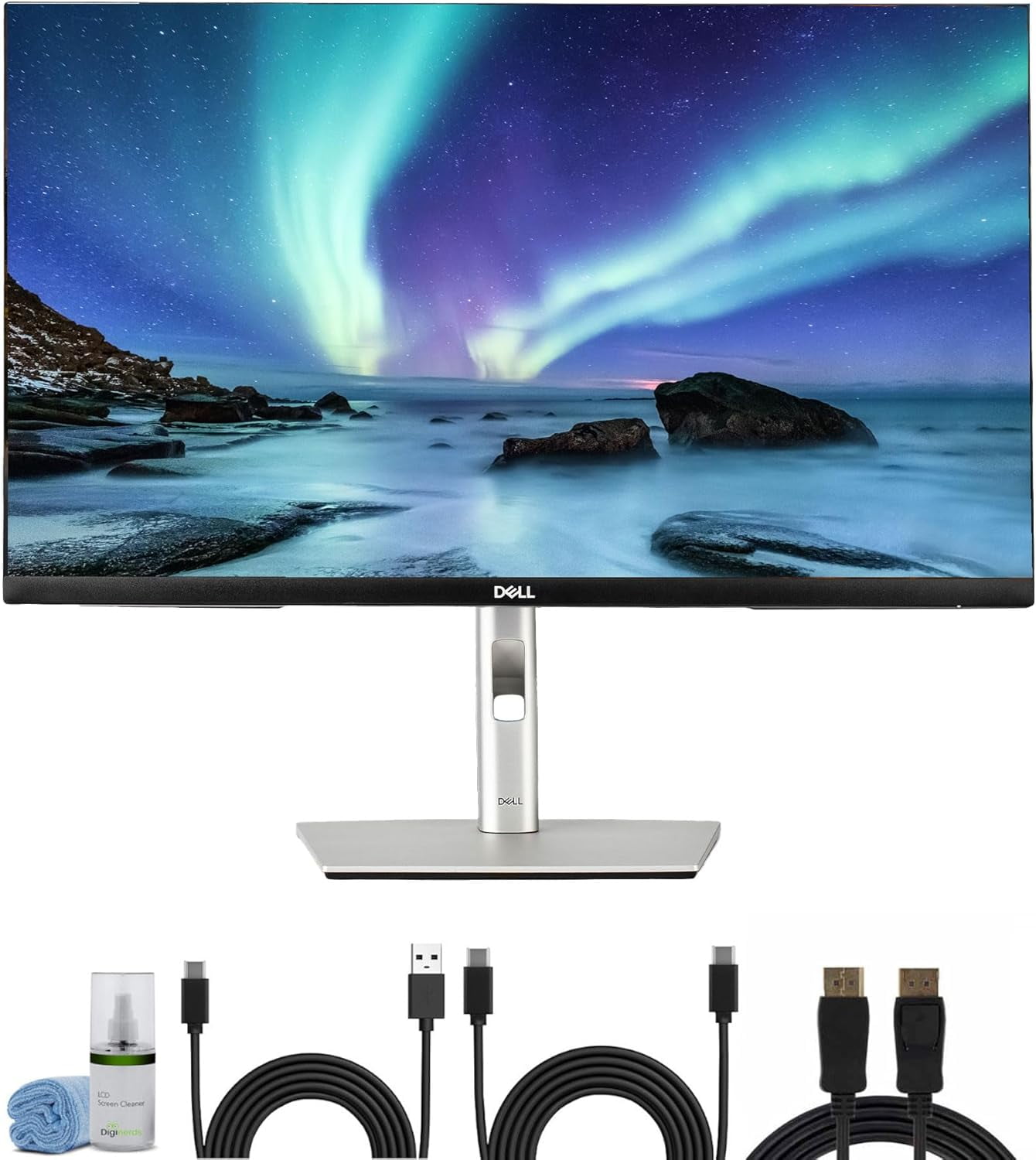 P2725QE 4K UHD 27″ Computer Monitor with USB-C Hub and USB Cables (New ...