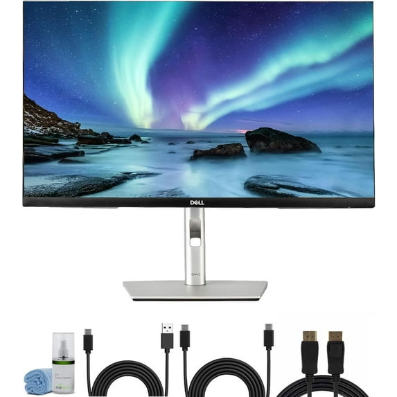 P2725QE 4K UHD 27″ Computer Monitor with USB-C Hub and USB Cables (New ...