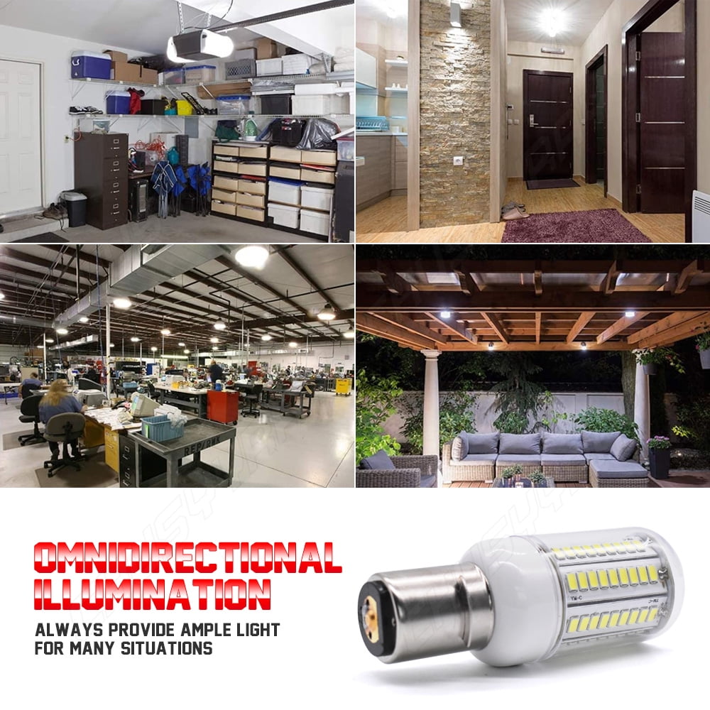 CHUSYYRAY P28S Base LED Lamp, 120V AC Marine Nautical Bulb, White Light ...