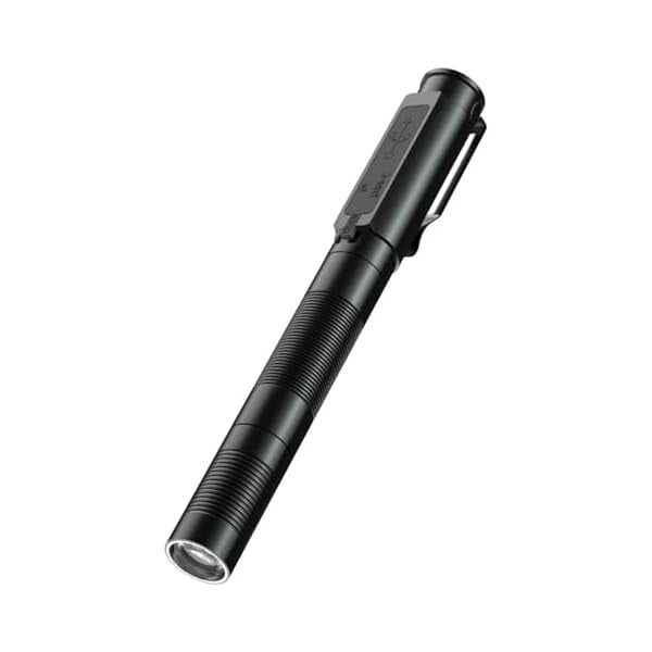 P29 Pen Flashlight Bright USB C Rechargeable Zoom 3 Light Modes Mini ...