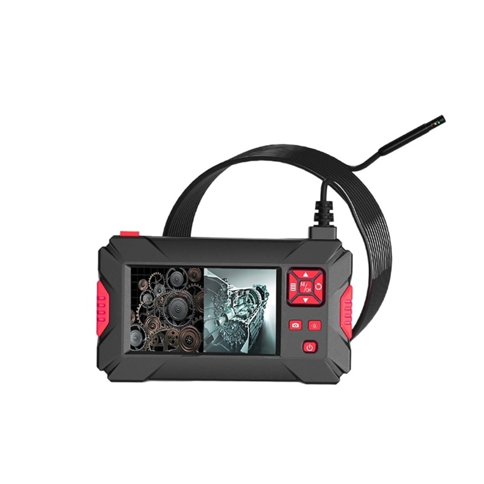 P30 8MM Dual Lens 360 Degree Rotate Industrial Borescope Endoscope 4.3 ...