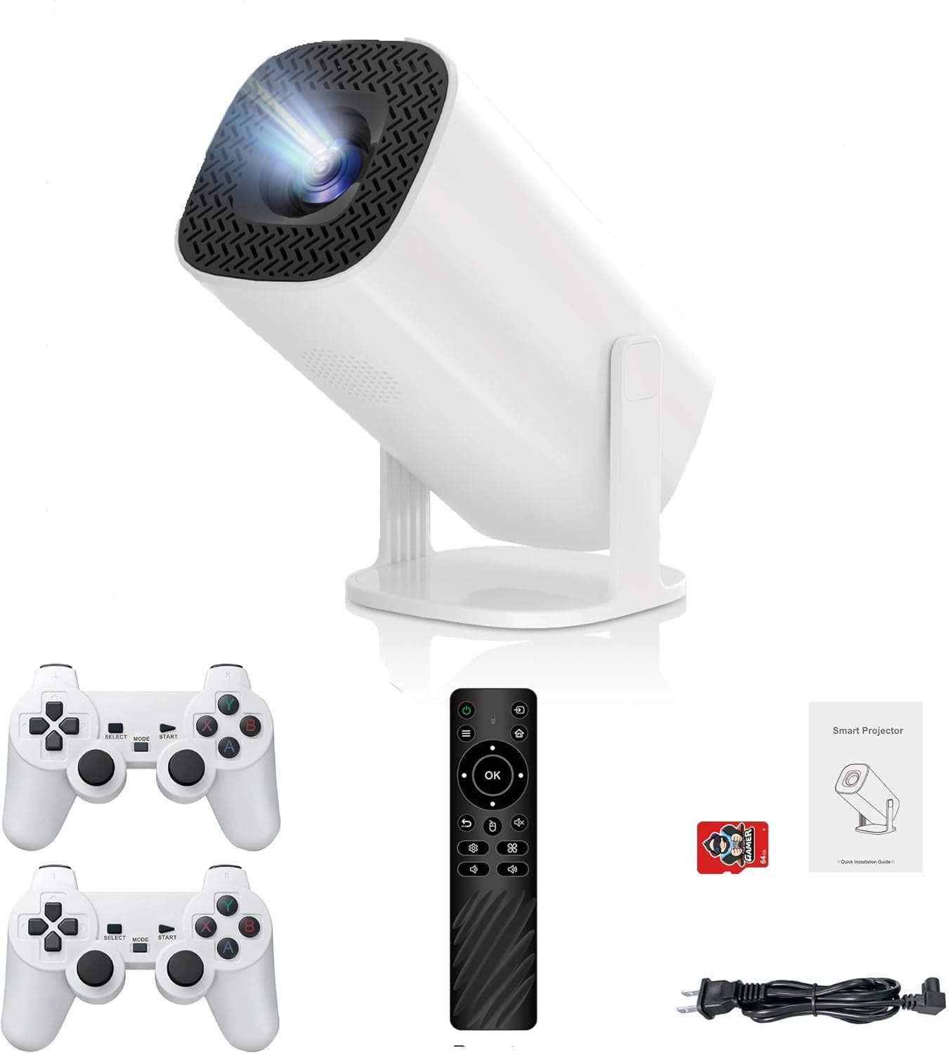 P30 Max Projector: Controllers, 4K/720P HD,Christmas Family ...